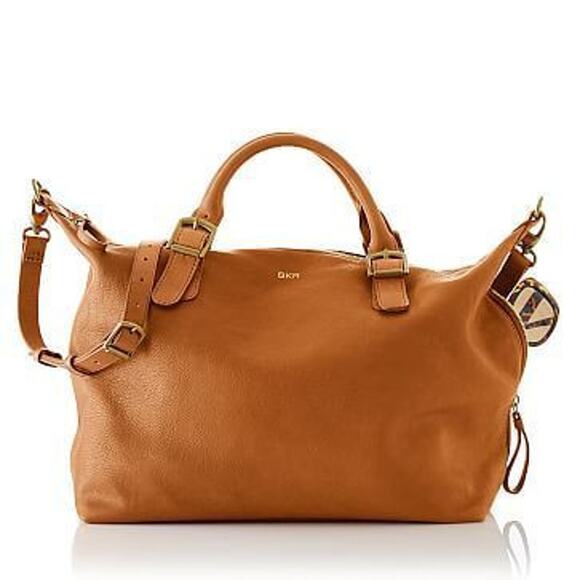 Mark & Graham | Bags | Mark And Graham Brooklyn Buckle Soft Tan Leather ...